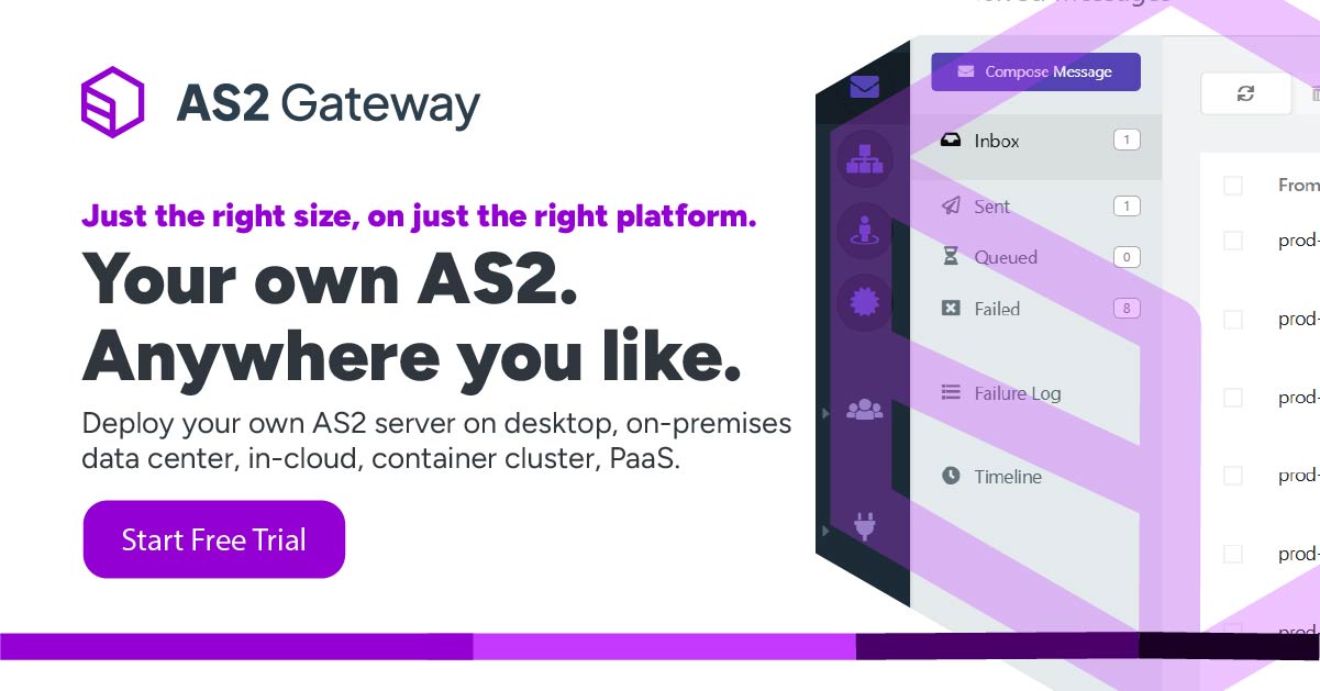 On-Premises AS2 | Deploy AS2 Gateway Anywhere
