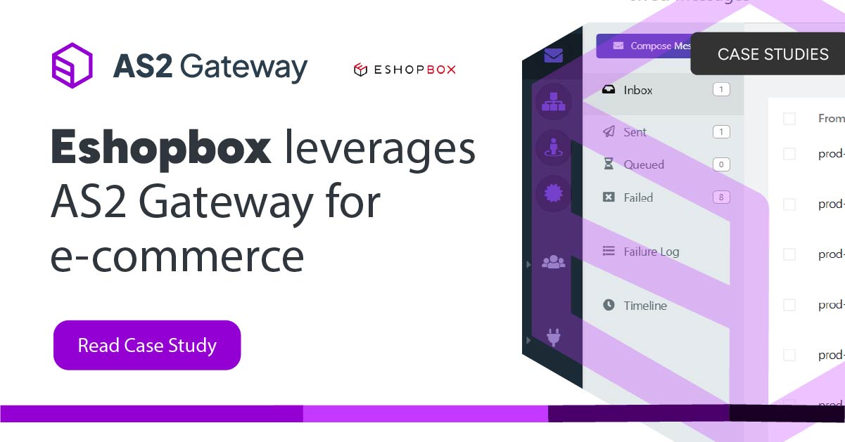 Eshopbox Uses AS2 Gateway for Secure E-Commerce