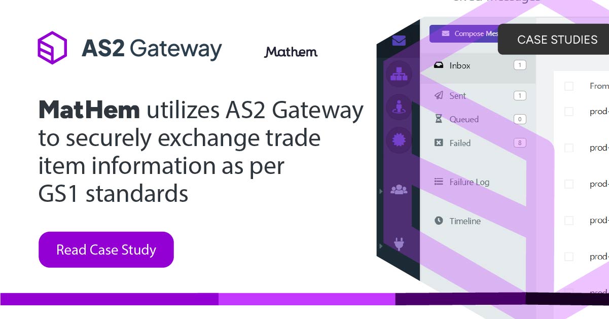 MatHem Secures Trade Data with AS2 Gateway