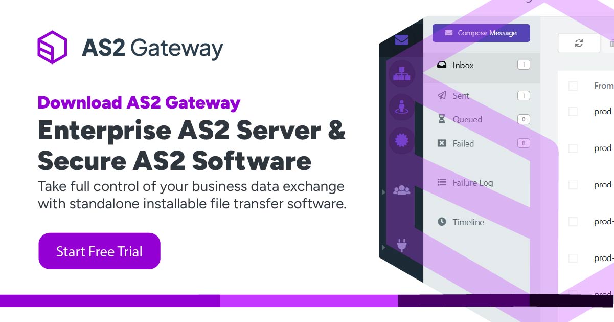 Download AS2 Gateway | Enterprise AS2 Server & Secure AS2 Software